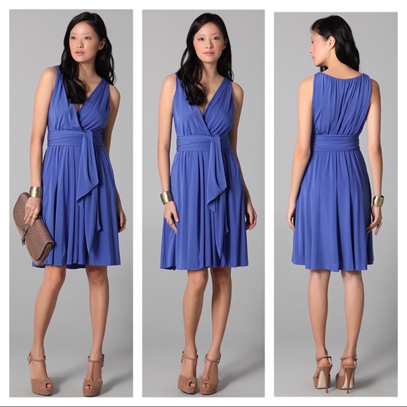 Halston Heritage | Dresses | New Halston Heritage Wrapped Bodice Dress ...